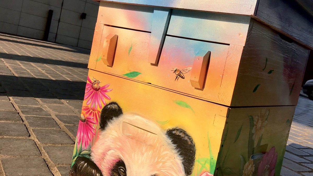 Urban beekeeping: street art and biodiversity - CEPOVETT Group
